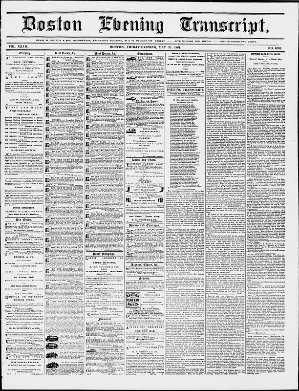 Boston Evening Transcript - Digital Commonwealth