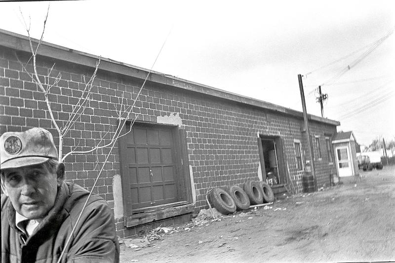 Norman Alpert in his scrap yard - Digital Commonwealth