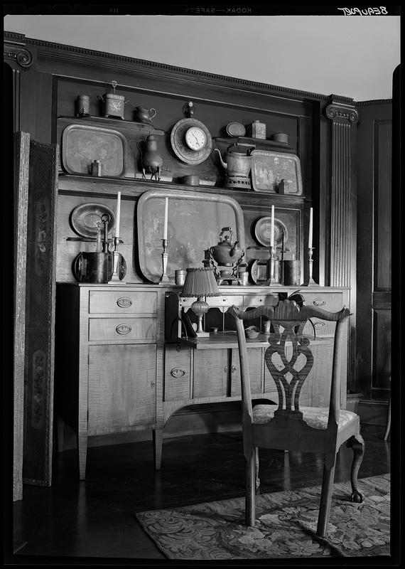 Gloucester, Beauport, Sleeper-McCann House, interior, Octagon room ...