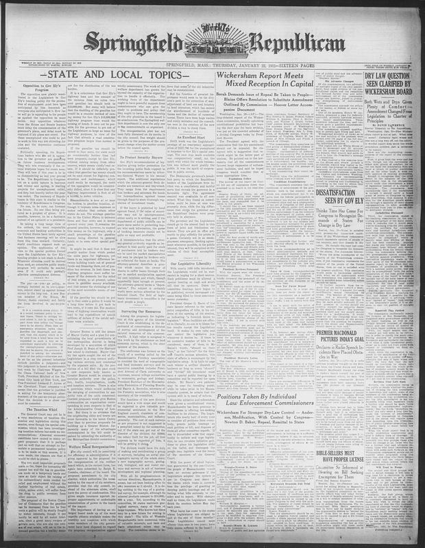 Springfield Weekly Republican - Digital Commonwealth