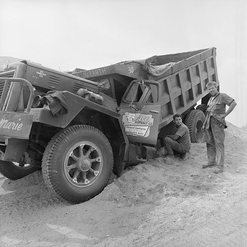 Ace Asphalt Truck Damaged, Kenyon Street, New Bedford - Digital ...
