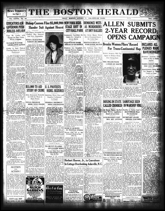 Boston Herald. October 17, 1930 - Digital Commonwealth