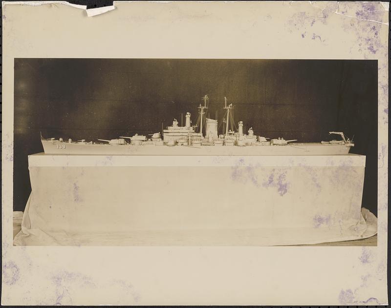 USS Salem - drawing room model - Digital Commonwealth