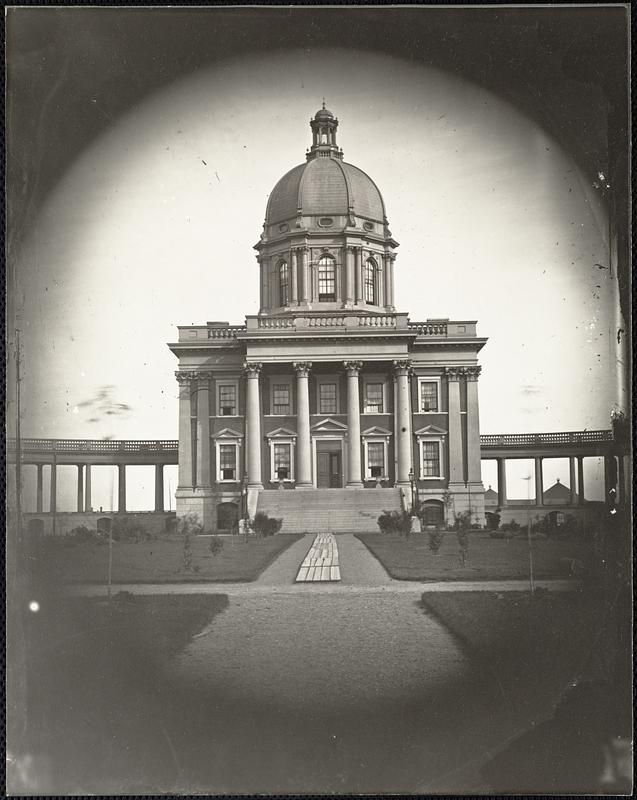 Main façade of Boston City Hospital - Digital Commonwealth