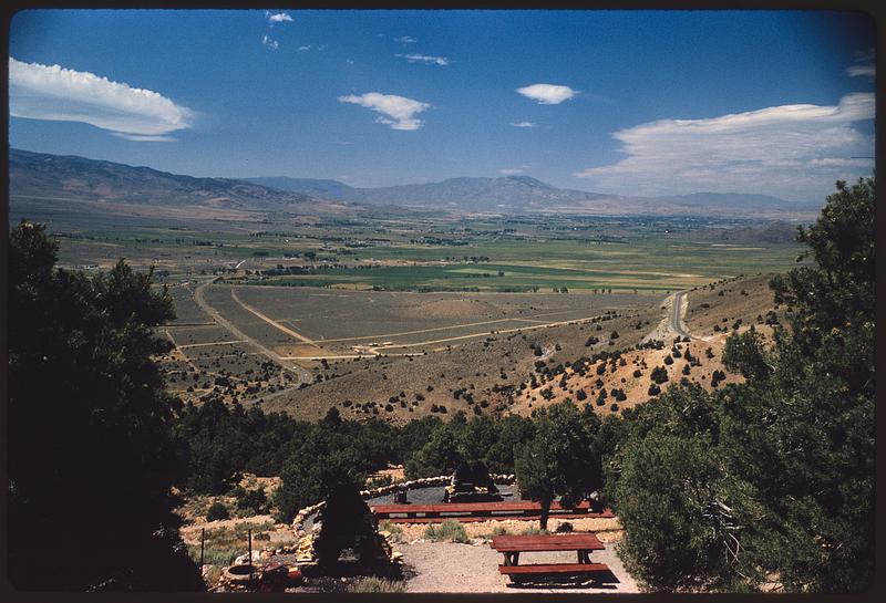 View from above Geiger Lookout, Nevada - Digital Commonwealth