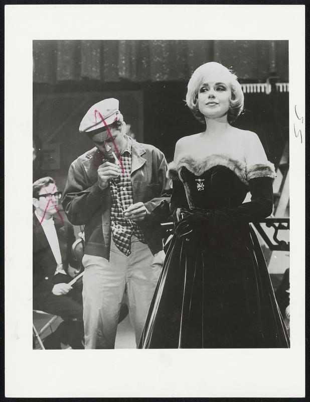 Today's Photo. Edie Adams and her guest, Peter Falk, indulge in a bit ...