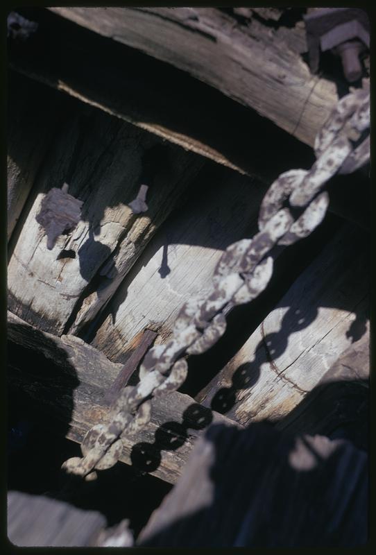 Closeup of a chain - Digital Commonwealth