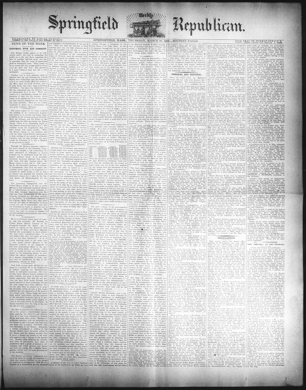 Springfield Weekly Republican - Digital Commonwealth
