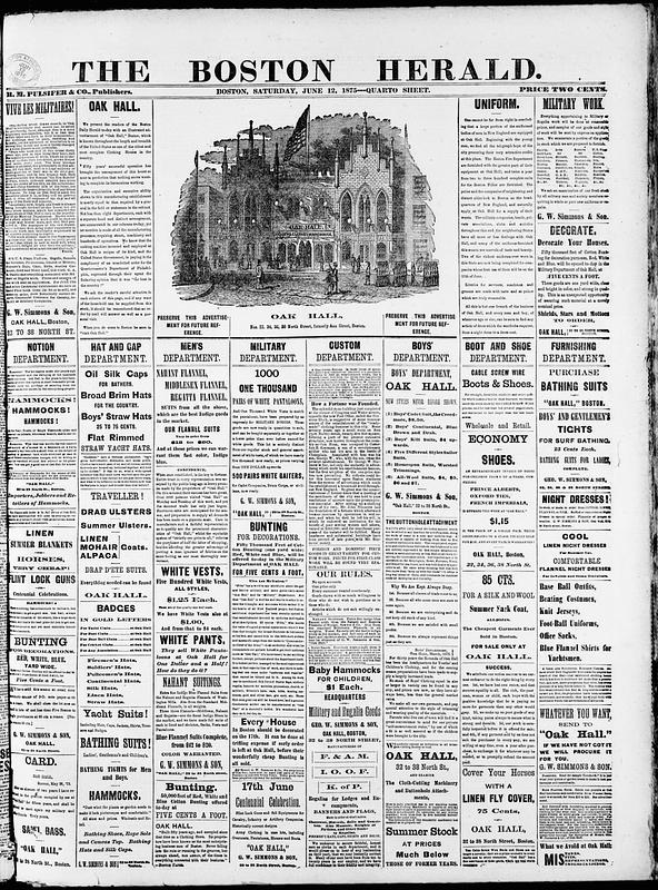 The Boston Herald. June 12, 1875 - Digital Commonwealth