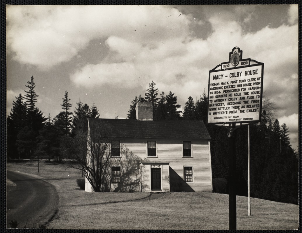 Macy-Colby House - 1654 Amesbury, Mass - Digital Commonwealth