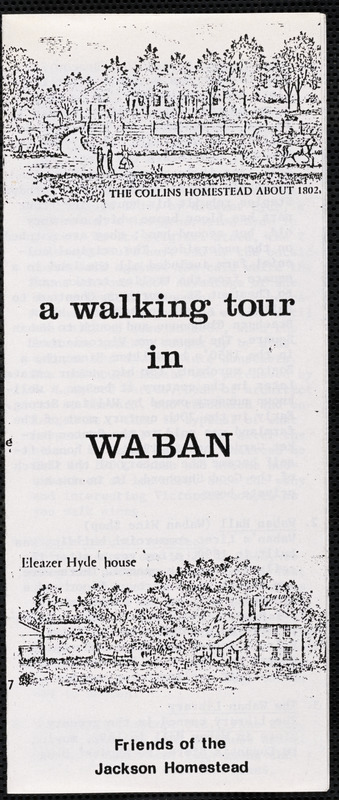 A Walking Tour in Waban - Digital Commonwealth
