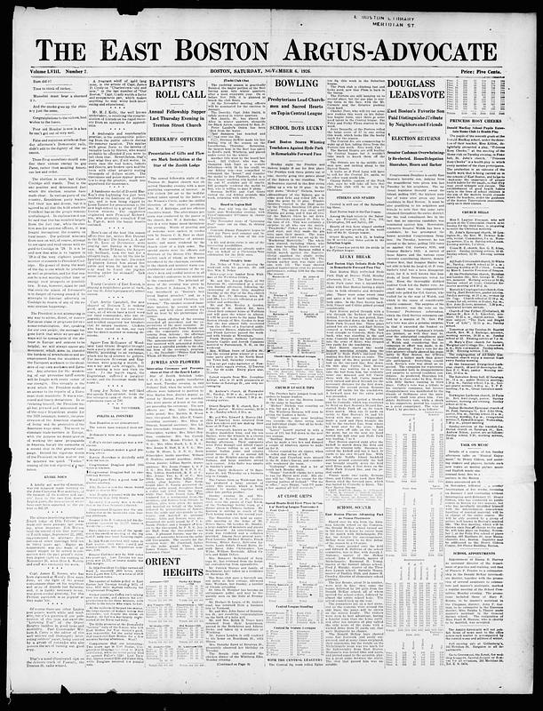 East Boston Argus-Advocate - Digital Commonwealth