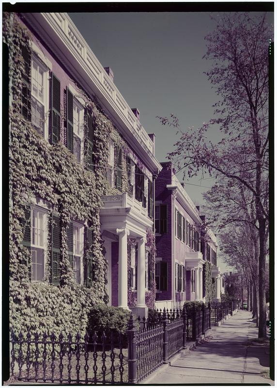 Sidewalk scene, Nantucket - Digital Commonwealth