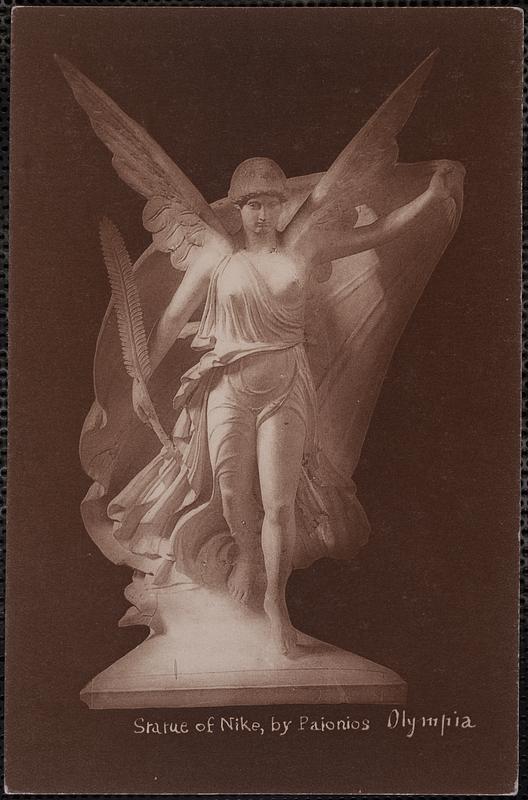 Statue of Nike, by Paionios Olympia - Digital Commonwealth