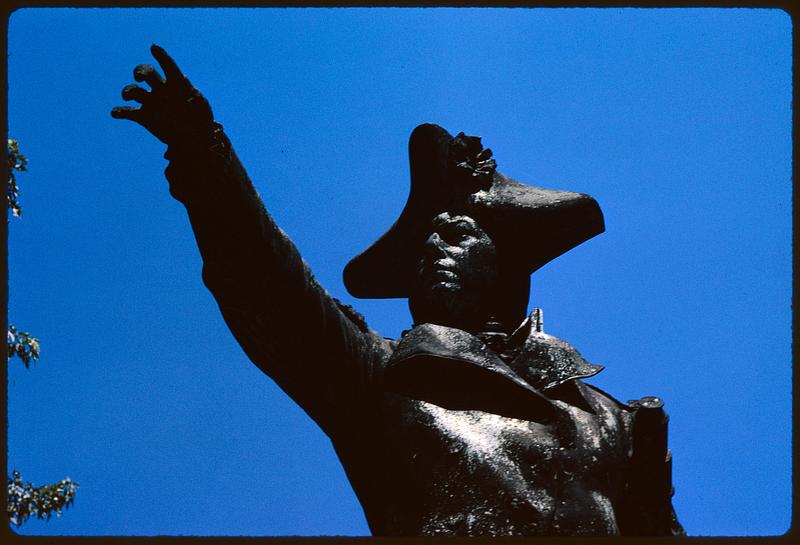 Upper portion of statue of John Barry, Philadelphia - Digital Commonwealth