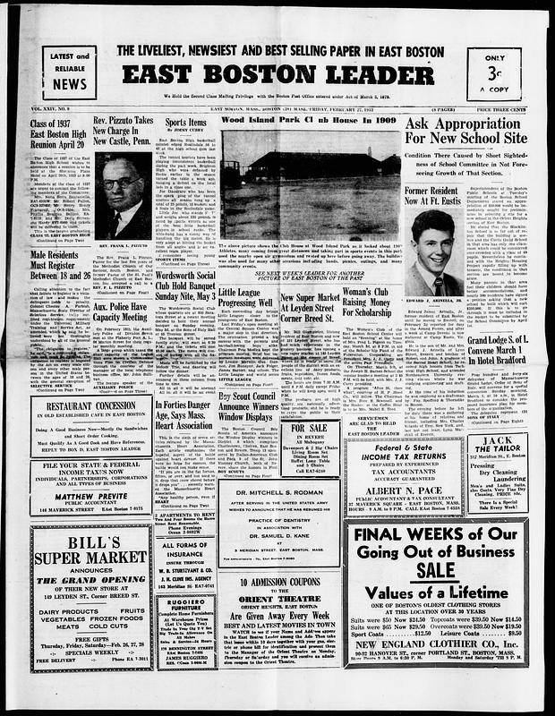 East Boston Leader, February 27, 1953 - Digital Commonwealth