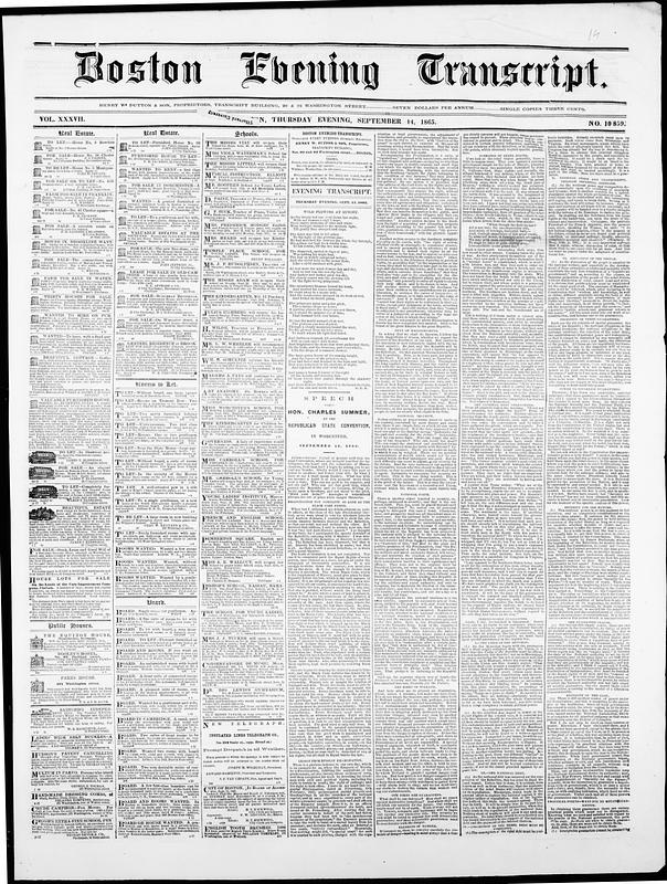 Boston Evening Transcript - Digital Commonwealth