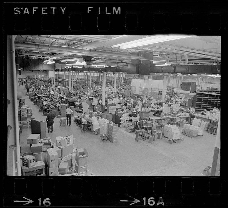 Chase Shawmut factory views interior - Digital Commonwealth
