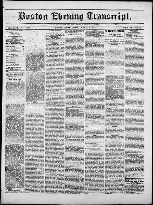 Boston Evening Transcript - Digital Commonwealth