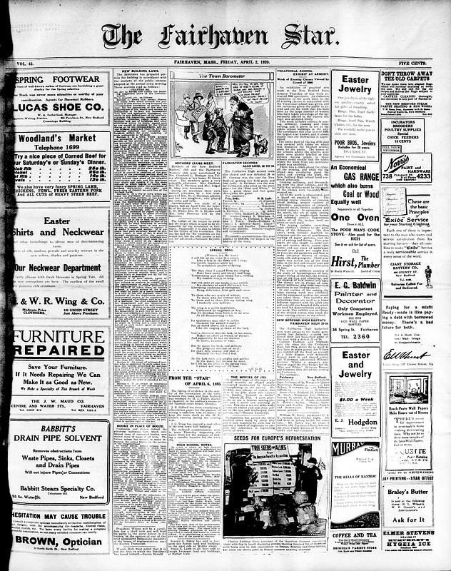The Fairhaven Star. April 02, 1920 - Digital Commonwealth