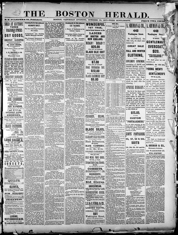 The Boston Herald. October 13, 1877 - Digital Commonwealth