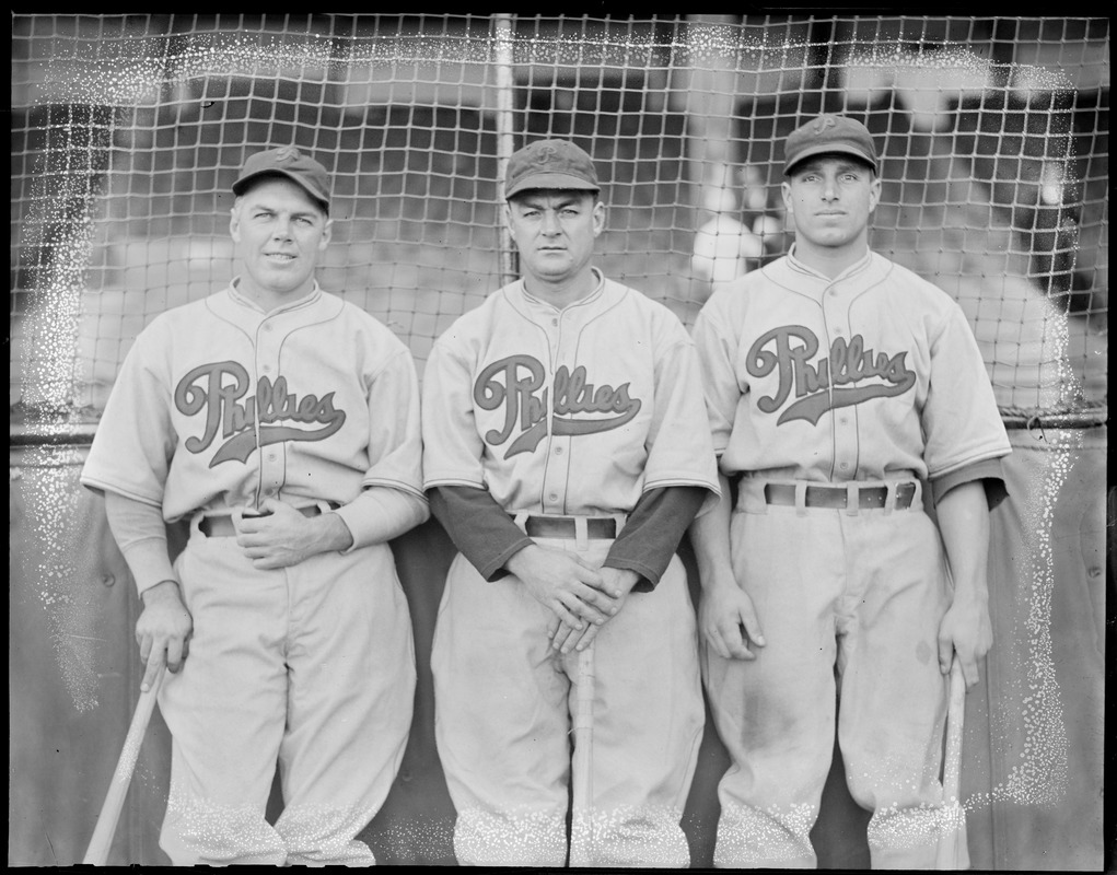 Phillies L-R: Johnny Moore / Jimmy Wilson / Dolph Camilli - Digital ...
