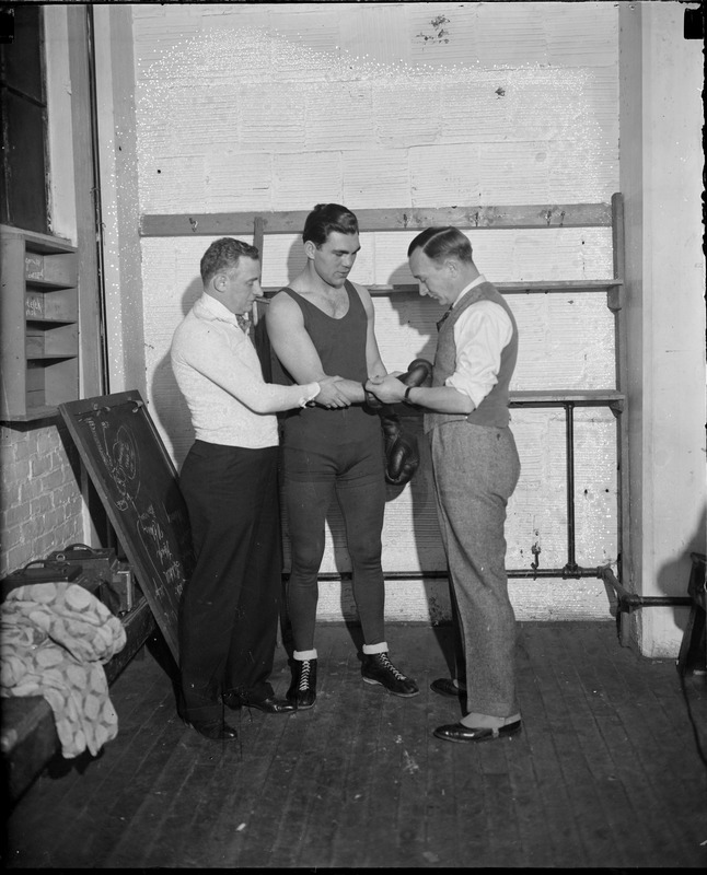 Max Baer before he got beat by Braddock, Boston - Digital Commonwealth