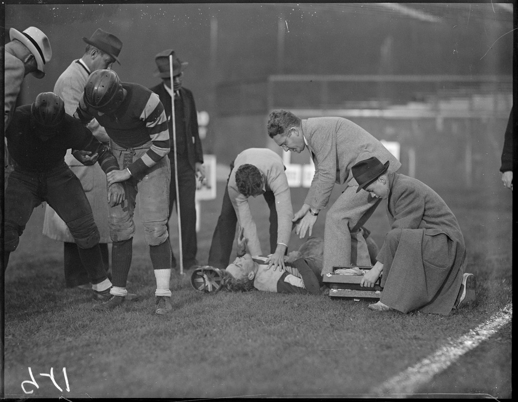 Injured player - Digital Commonwealth