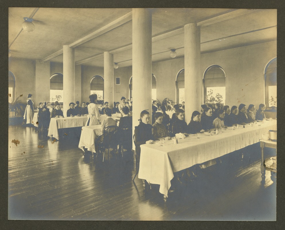 Girls' Dining Room, Overbrook School for the Blind, Philadelphia ...
