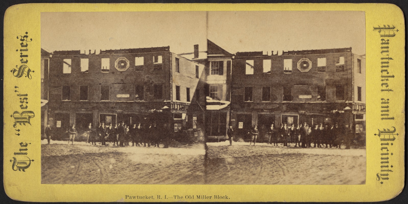 Pawtucket, R. I. -- the old Miller Block - Digital Commonwealth