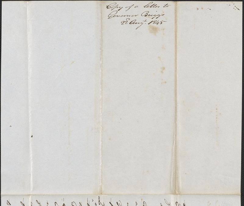 George Coffin to Governor George Briggs, 22 August 1845 - Digital ...