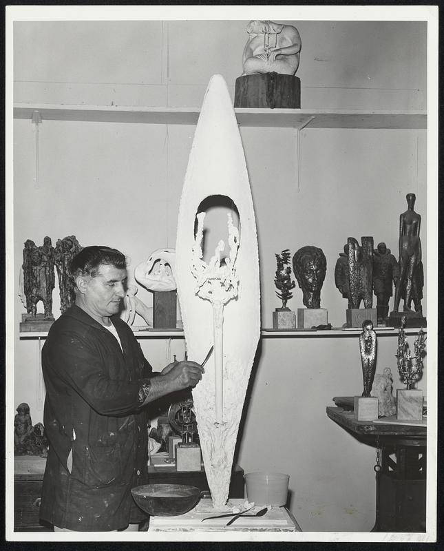 Sculptor Peter Abate, Brookline, is among distinguished local artists ...