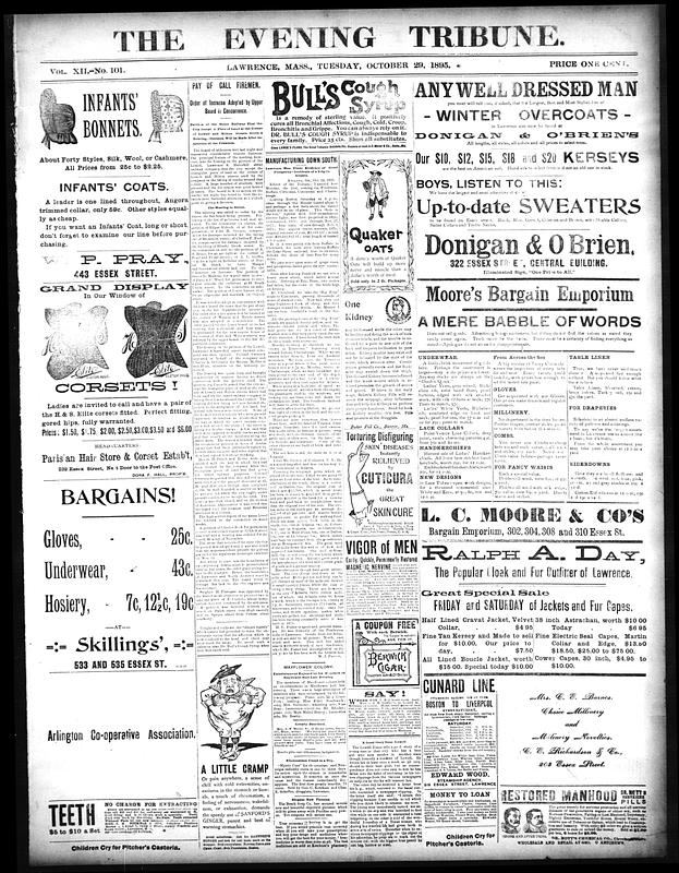 The Evening Tribune. October 29, 1895 - Digital Commonwealth