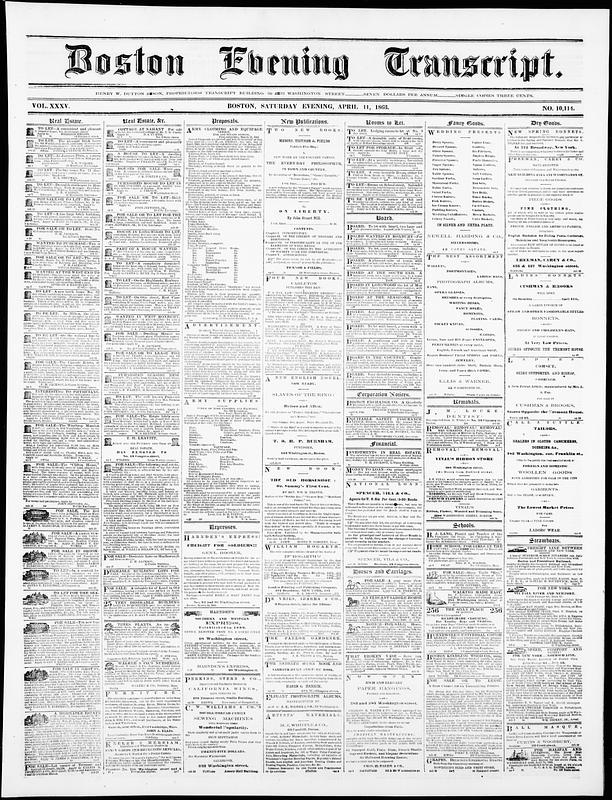 Boston Evening Transcript - Digital Commonwealth