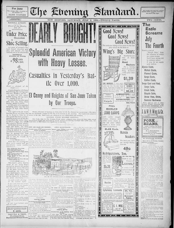 Evening Standard. July 02, 1898 - Digital Commonwealth