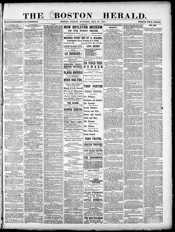 The Boston Herald. May 18, 1877 - Digital Commonwealth