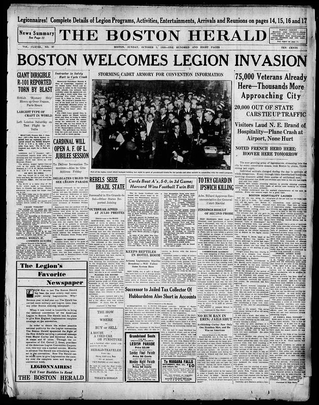 Boston Herald. October 05, 1930 - Digital Commonwealth