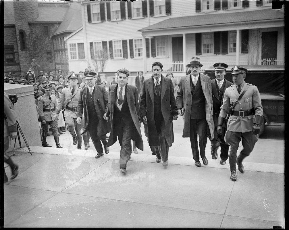 Millen and Faber at Dedham courthouse - Digital Commonwealth