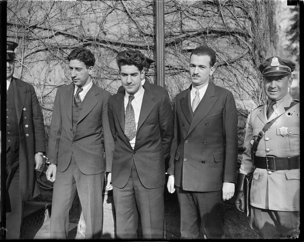 Millens and Faber at Dedham jail - Digital Commonwealth