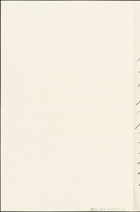 Stumpf, Carl, 1848-1936 autograph letter signed to Hugo Münsterberg ...
