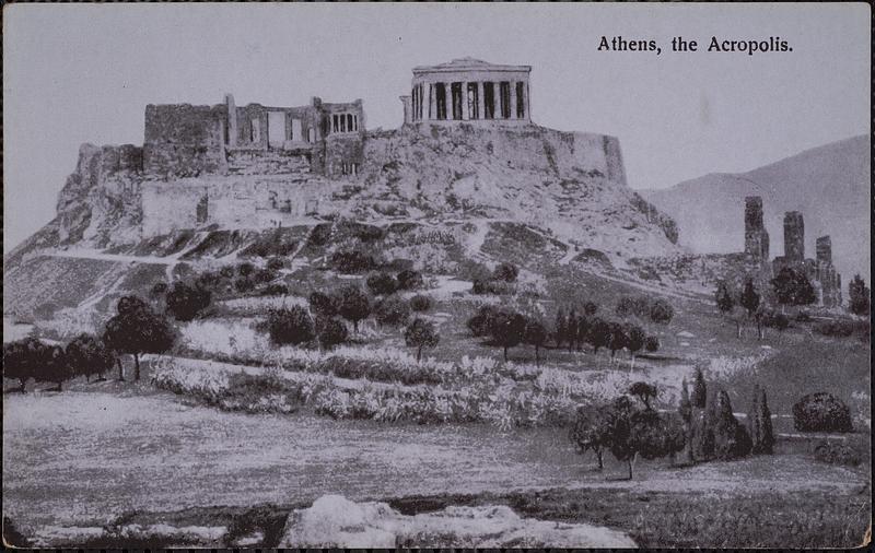 Athens, the Acropolis - Digital Commonwealth