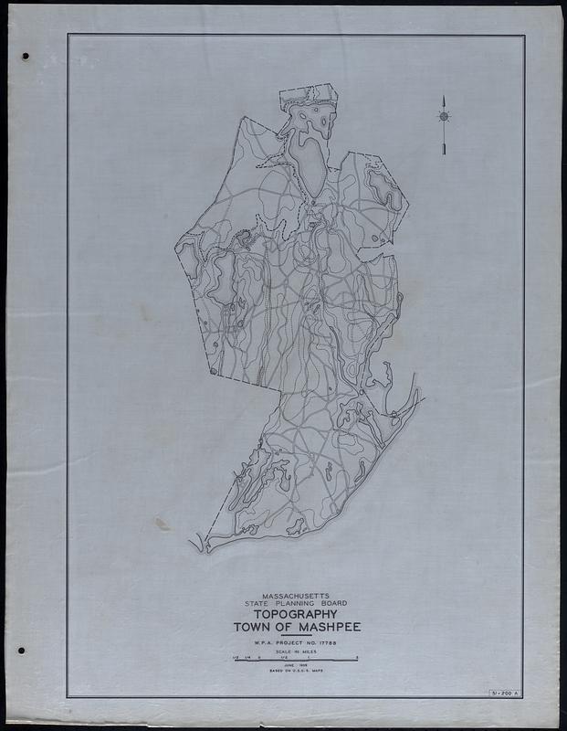 Topography Town of Mashpee - Digital Commonwealth