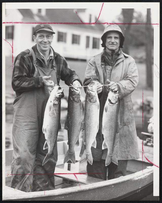 Fishing was Good - Severin and Louis Pouloit of Manchester, N. H ...