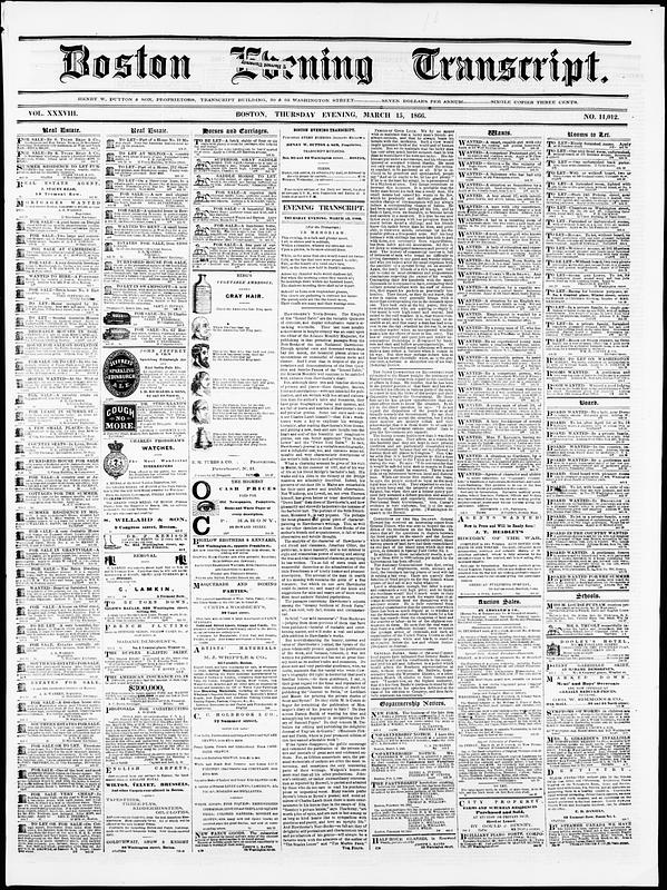 Boston Evening Transcript - Digital Commonwealth
