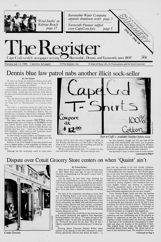 The Register. July 12, 1990 - Digital Commonwealth