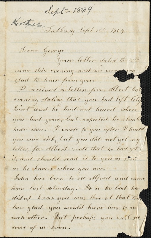 Dear George - Digital Commonwealth