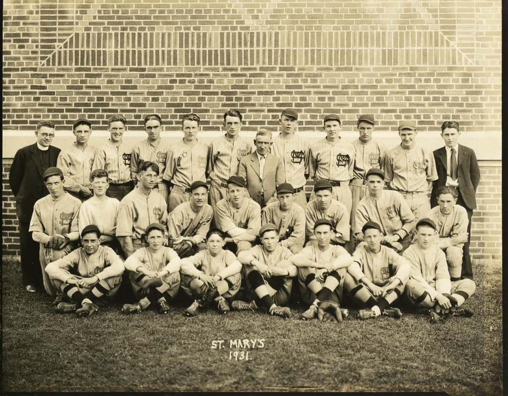 St. Mary's baseball team 1931 - Digital Commonwealth