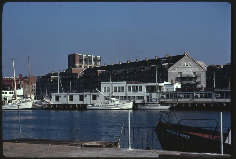 Commercial Wharf from Long Wharf - Digital Commonwealth