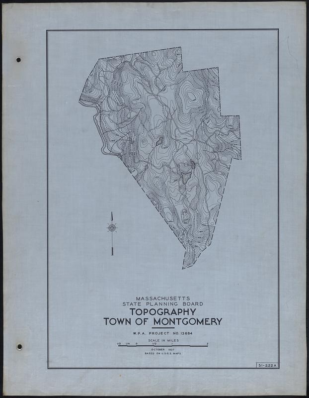 Topography Town of Montgomery - Digital Commonwealth