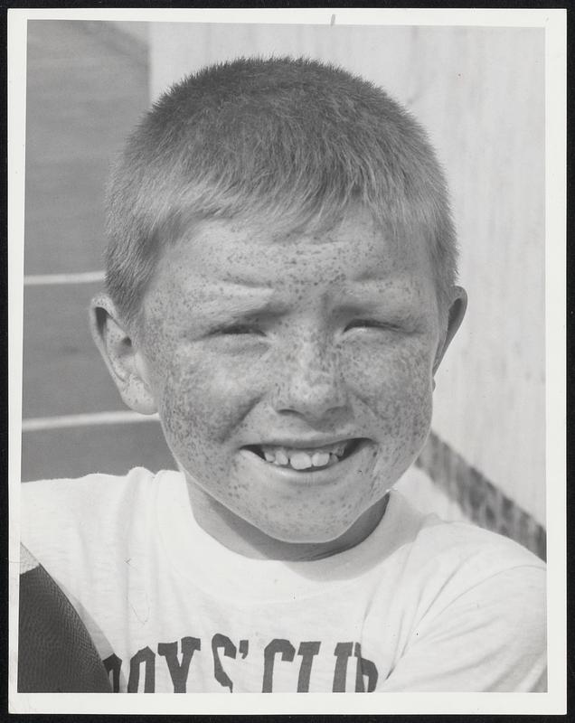 Man of Distinction - George Dunham, 8, of South Boston, flashes a ...